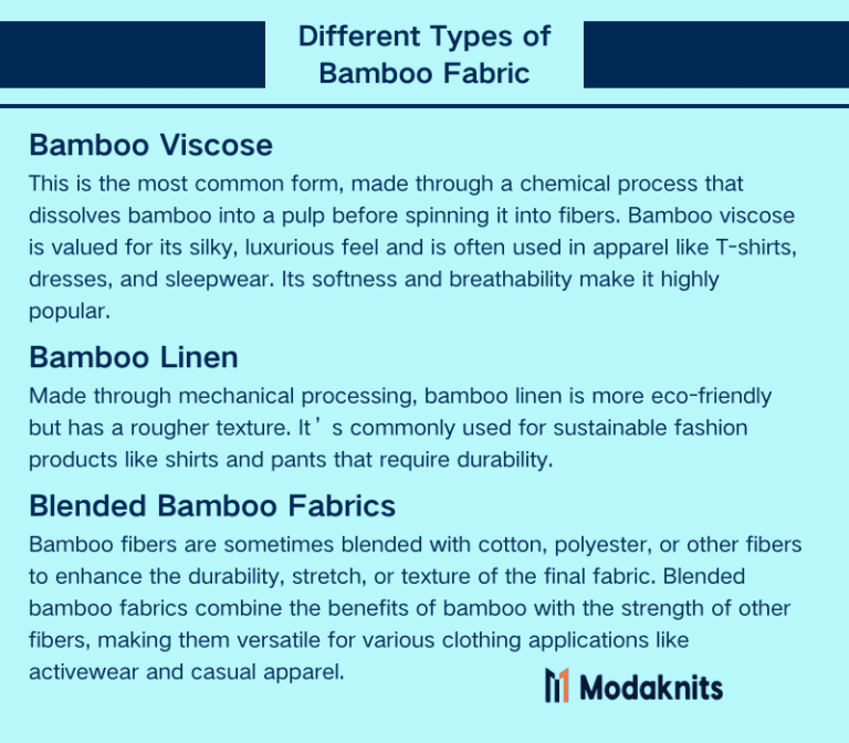 Bamboo Fabric – Features, Apparel Uses, and Sustainability - Modaknits ...